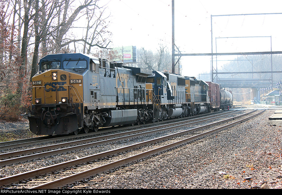 CSX AC4400CW #567 on Q418-04